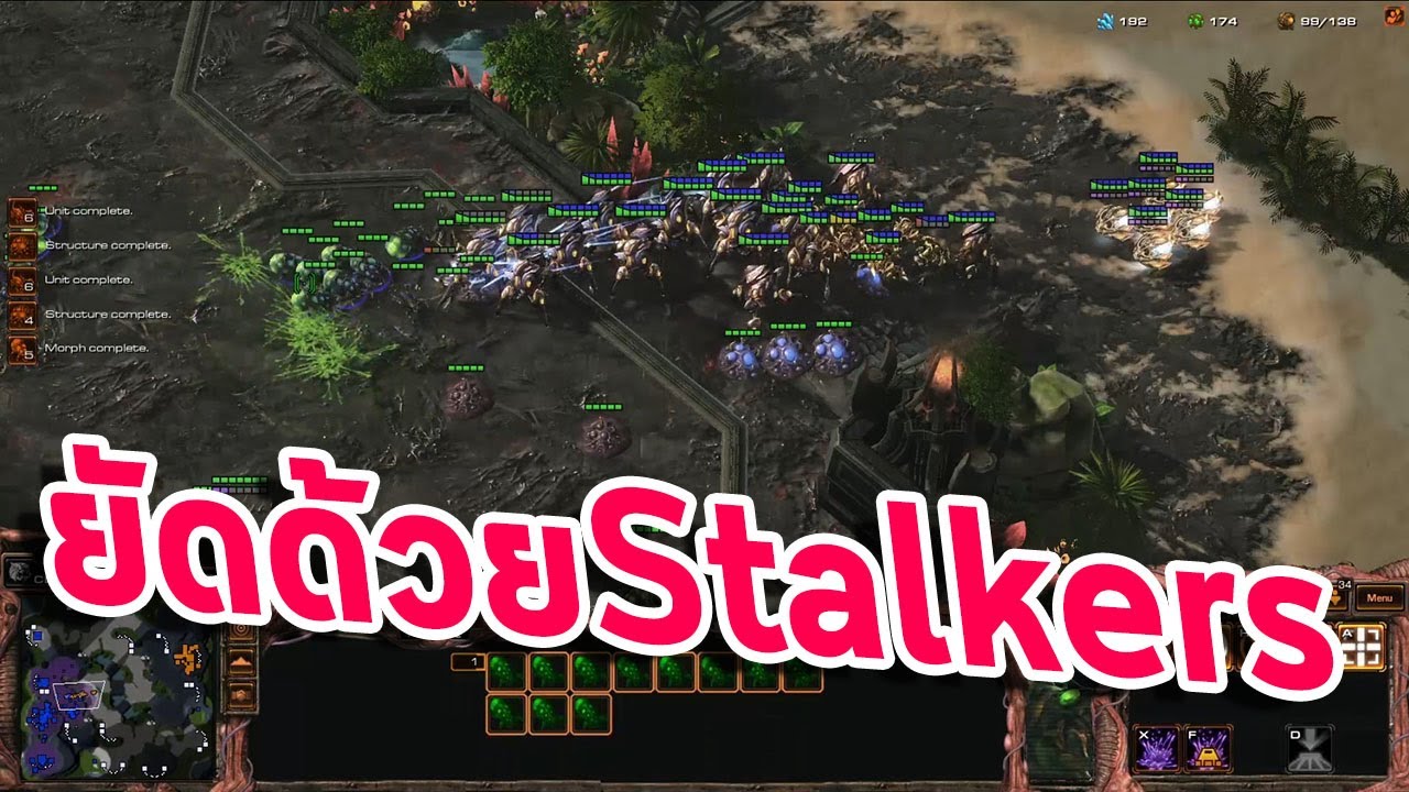 Starcraft2 zergden ZvP master stalker blink - YouTube