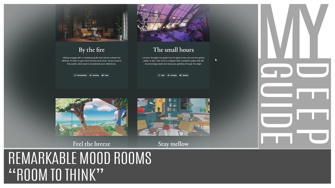 Remarkable Mood Rooms - "Room To Think" - YouTube