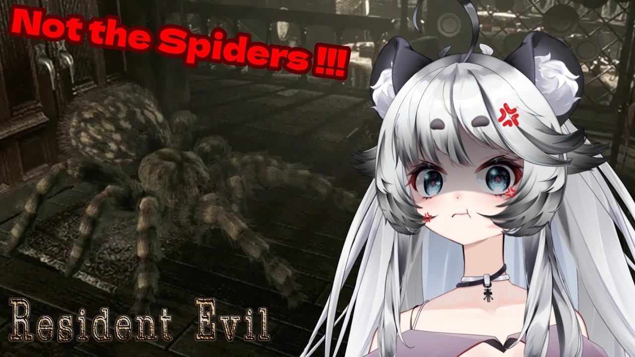 We got GIANT SPIDERS!? I'm gonna need a bigger Gun【 Resident Evil 1 ...