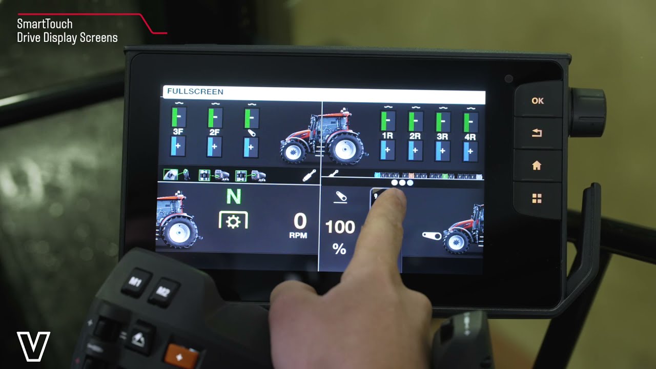 Valtra SmartTouch - Drive Display Screens - YouTube