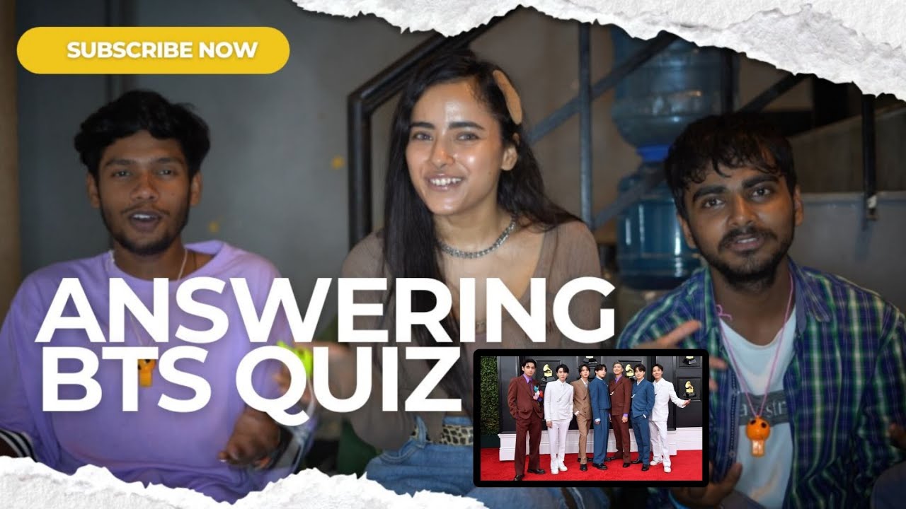 Dancers answering BTS QUIZ QUESTIONS | #btsarmy #bts - YouTube