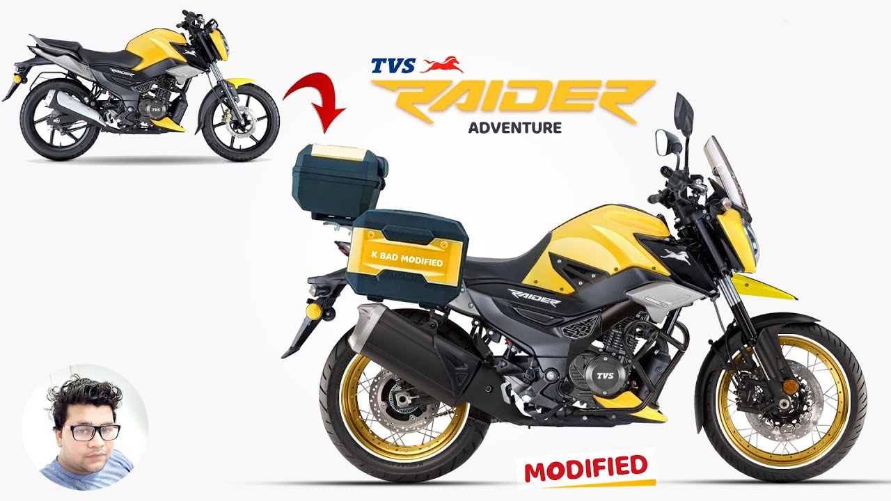TVS Raider - New 125cc Bike modified (Get a New Look) - YouTube