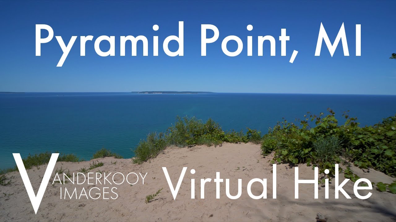 Pyramid Point Overlook - Michigan, USA - Virtual Walk (Nature Sounds 4K ...