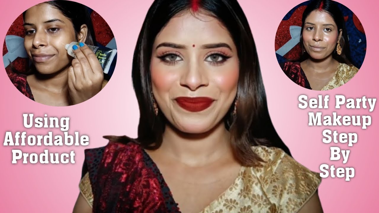 Party Makeup Step By Step | Proffesionaly Done Party Makeup At Home ...