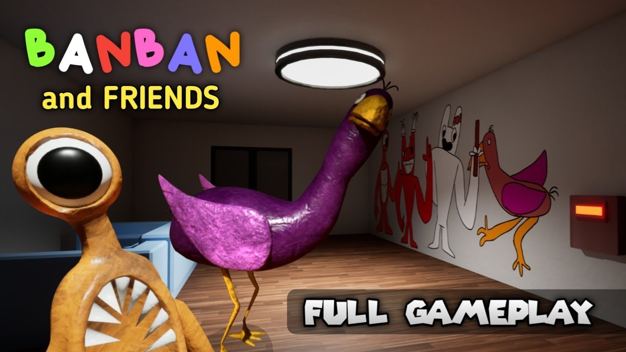 BANBAN AND FRIENDS Chapter 1 - Full Gameplay + Jumpscares (BANBAN ...