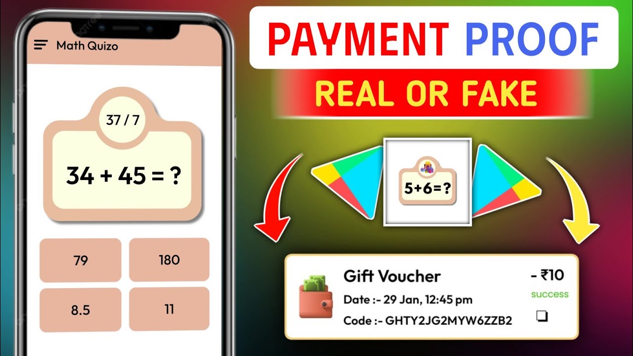 Math Quizo App Payment Proof | Math Quizo App Real Or Fake | Free ...