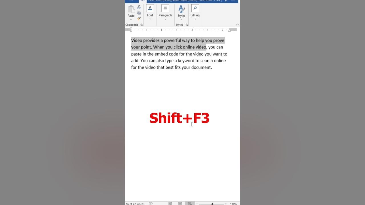 UPPERCASE Lowercase Sentencecase Shortcut Key In MS Word shorts word uppercase-lowercase-sentencecase-shortcut-key-in-ms-word-shorts-word