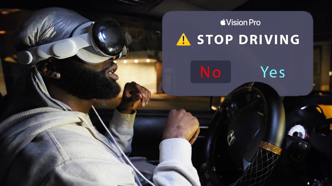 Driving With the Apple Vision Pro! - YouTube