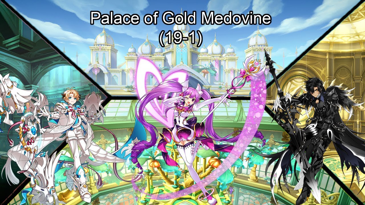 [Elsword NA] Palace of Gold Medovine (19-1) Metamorphy Party Run - All ...