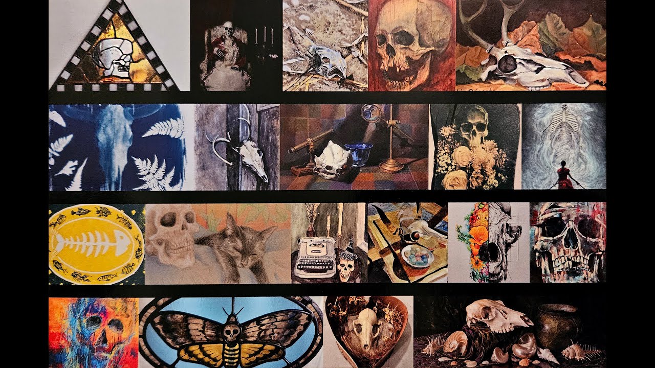 100 Skulls Art Exhibit Photo Log - YouTube