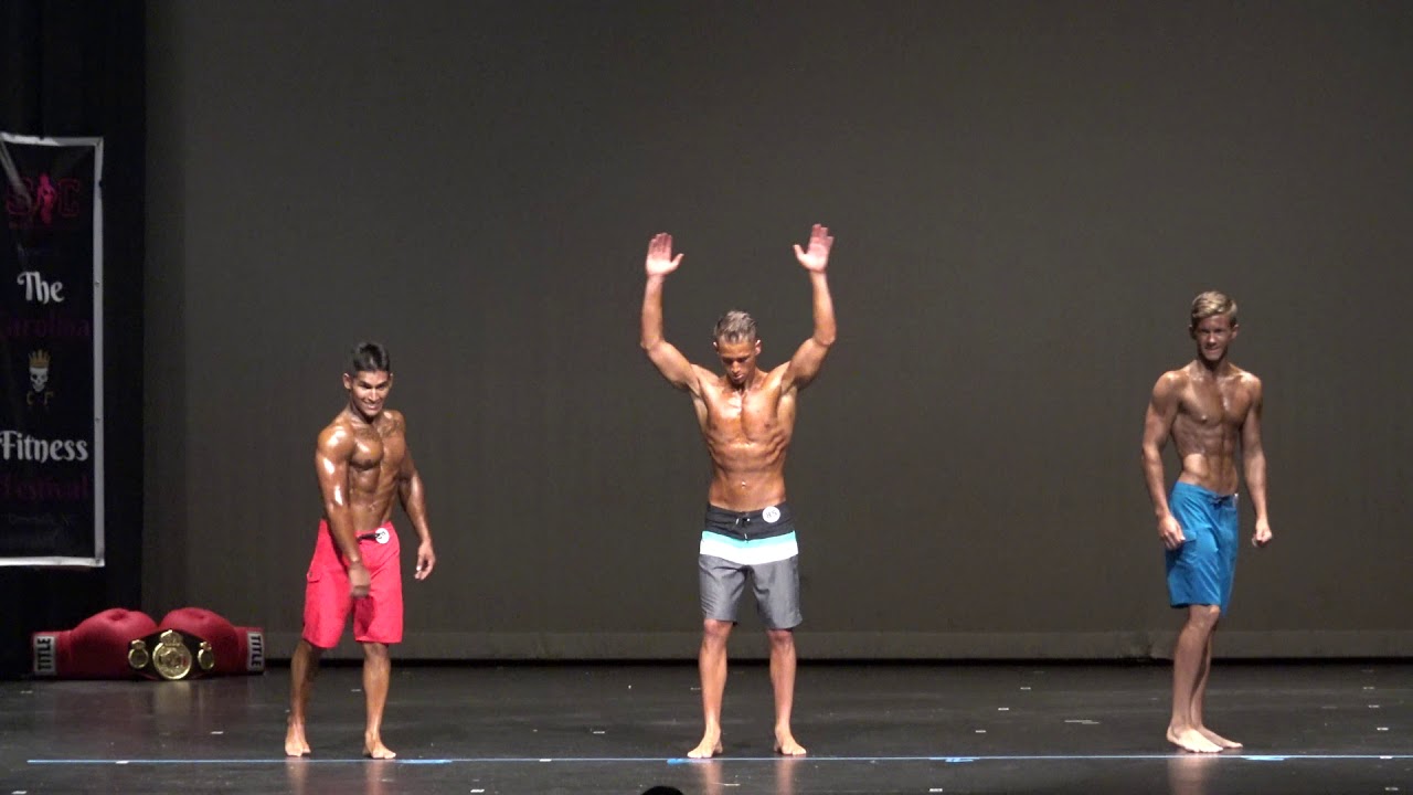 OCB Carolina Fitness Festival Mens Physique Novice A - YouTube