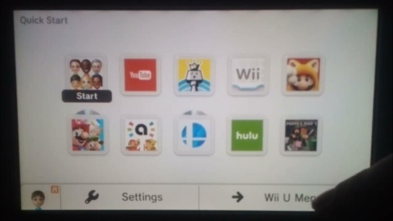Quick Start Menu setup on CS One's New Wii U Gamepad (January 24, 2025 ...
