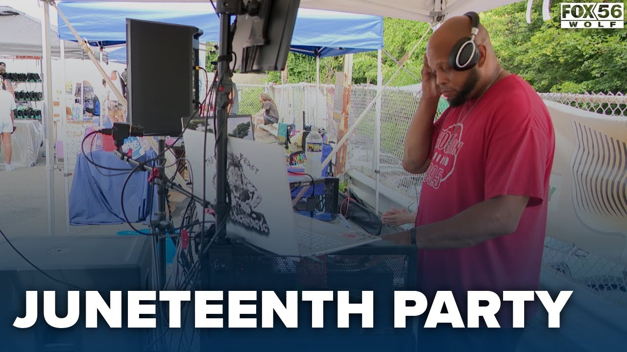 Black Scranton Project celebrates Juneteenth with block party - YouTube