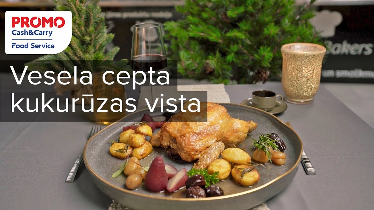 Vesela cepta kukurūzas vistas / Whole Corn Fed Chicken - YouTube