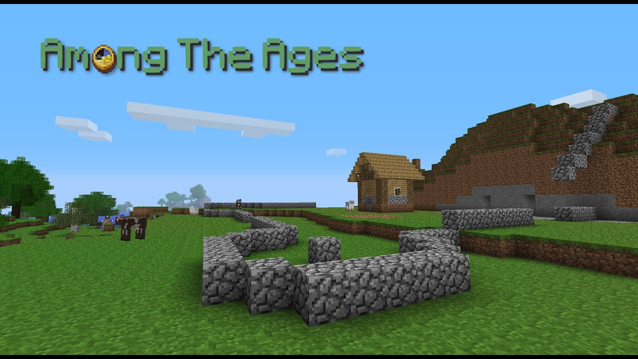 Minecraft: Among The Ages, Episode 2: Planning the base! - YouTube