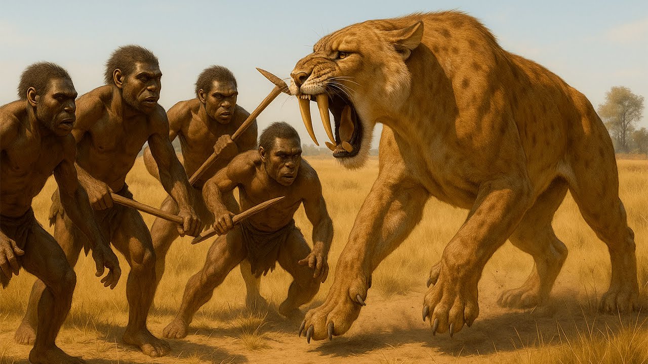 Life Millions of Years Ago | Primitive Hominids Battle the Colossal ...