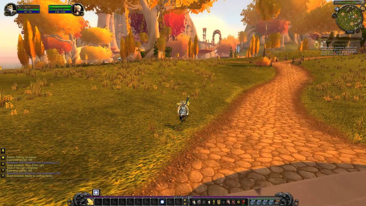 Report to Lanthan Perilon Quest Playthrough - Eversong Woodss - YouTube