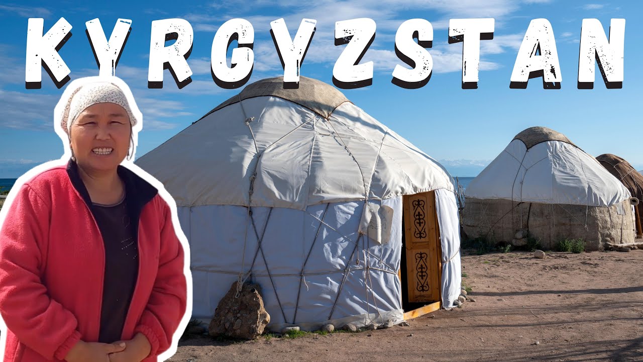 $11 KYRGYZ NOMAD YURD - Would You Stay Here? Bokonboyeva, Lake Issyk ...