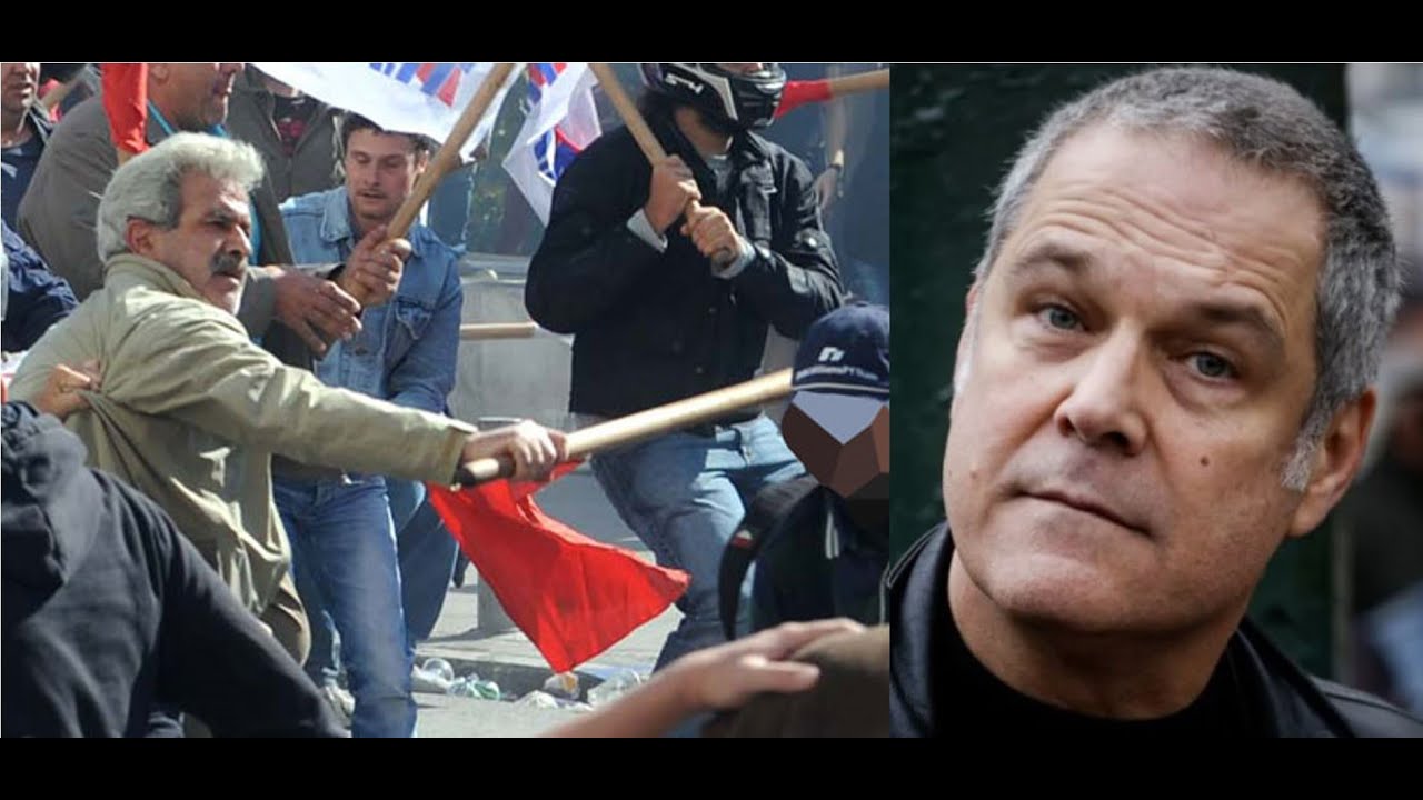 Ο Μανουσογιαννάκης (ΚΚΕ) ορμάει να χτυπήσει τον Θ. Τζήμερο... - YouTube