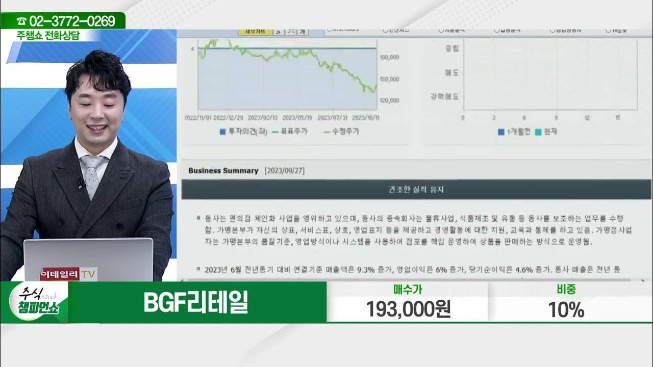 BGF리테일(282330)_문현진 전문가_종목 상담 (20231101) - YouTube