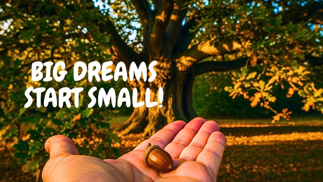 The Power of Small Beginnings | Why God Loves Your First Step - YouTube