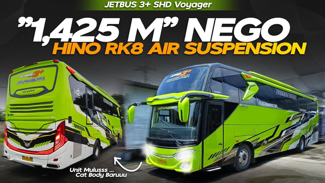 Jual Bus Bekas : Hino RK8 Air Suspension Body Jetbus 3+ SHD Voyager ...