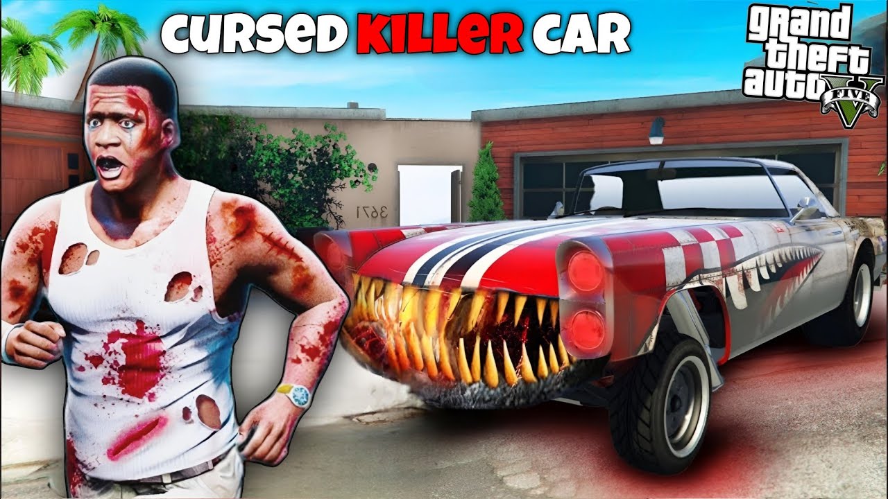 GTA 5 Franklin's New Car Is A Cursed Killer Car GTA 5 - YouTube