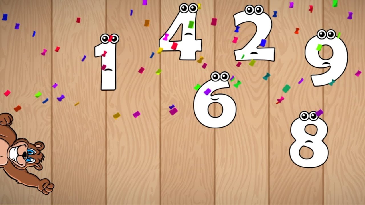 Wrong Wooden Slots with Crying Numbers 1 to 10 - Fun Coloring Adventure ...