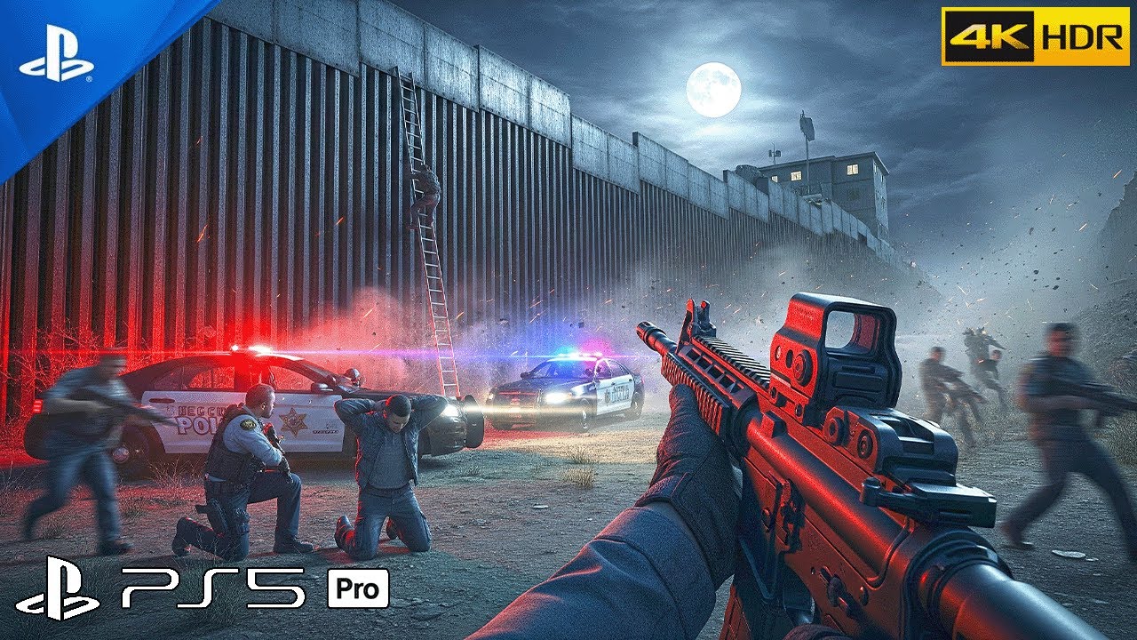 (PS5) US-MEXICO BORDER CHASE | Ultra Realistic Graphics Gameplay [ 4K ...