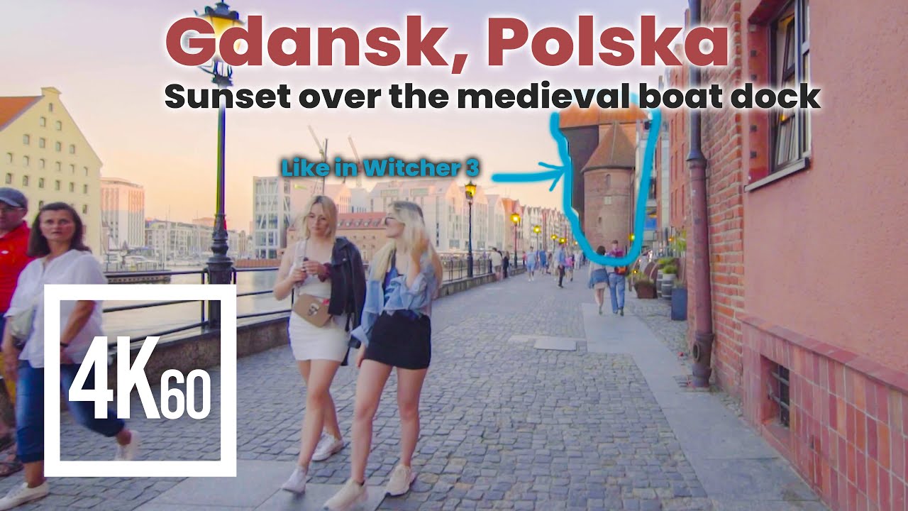 8min of walking alongside the river in Gdansk, Poland [4K60] - YouTube