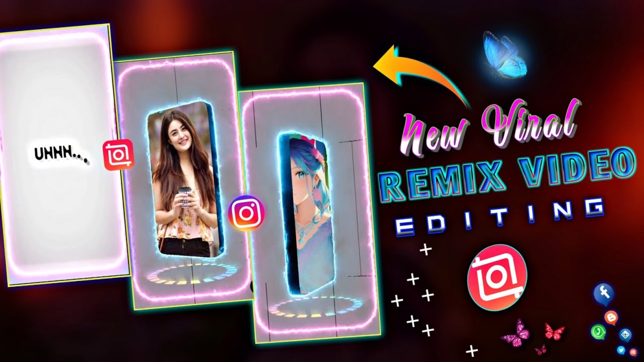 New Viral Remix Video Editing | Reels Video Editing| Inshot Editing ...