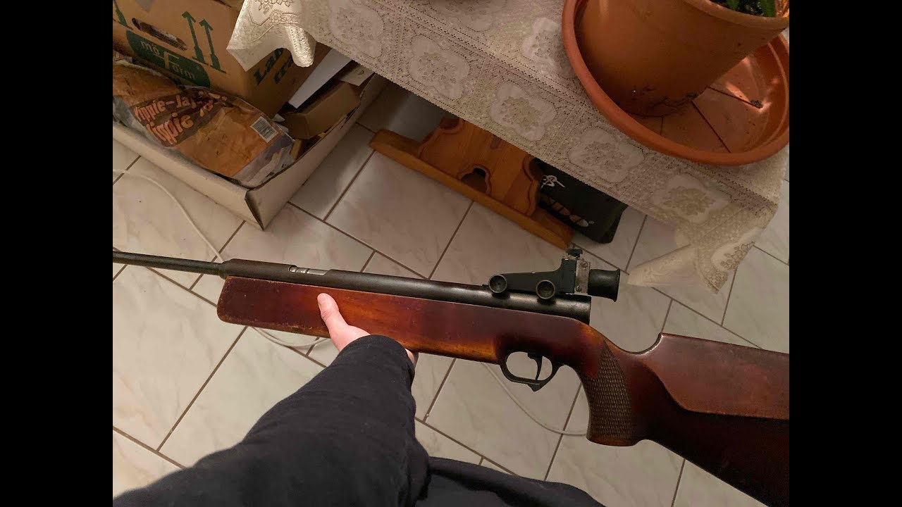 Luftgewehr Haenel 312 Restauration - YouTube