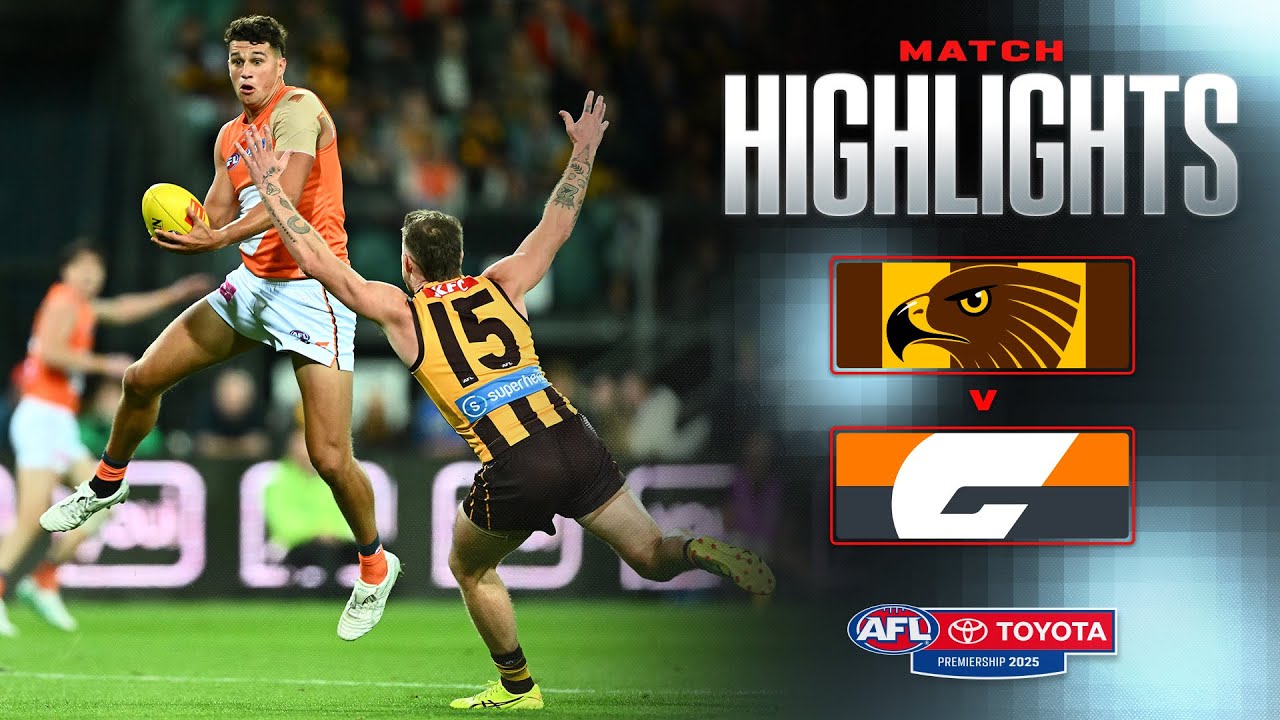 Hawthorn v GWS Giants Highlights | Round 3, 2025 | AFL - YouTube
