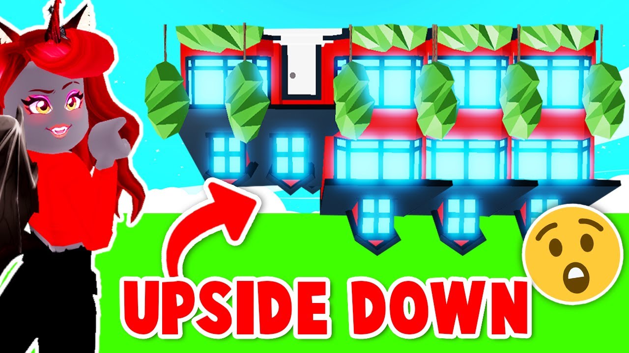 We Had To Build EVERYTHING *COMPLETELY* Upside Down In Adopt Me ...