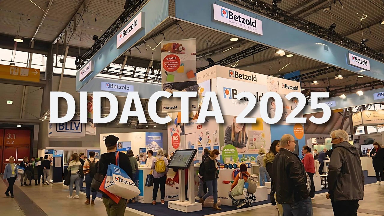 BETZOLD MITTENDRIN auf der DIDACTA 2025 in Stuttgart 🎓🏢 I Betzold - YouTube