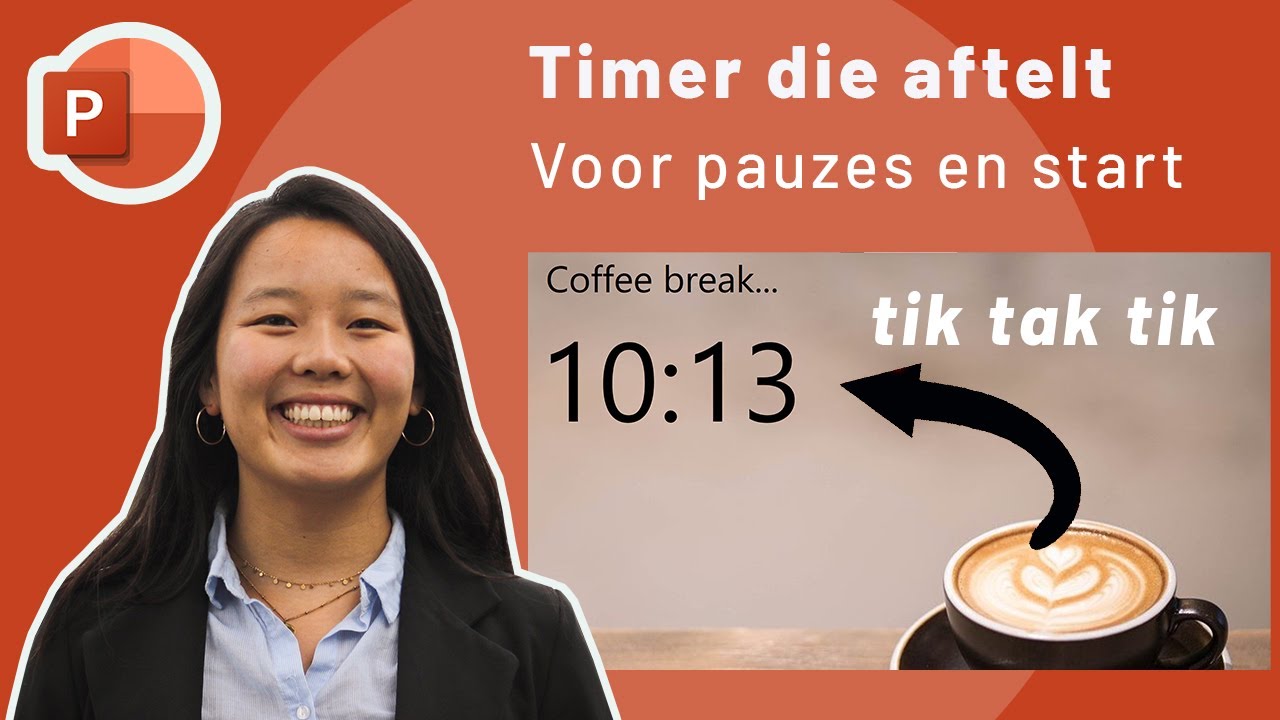 Klok die aftelt in PowerPoint - Super handige Timer - YouTube