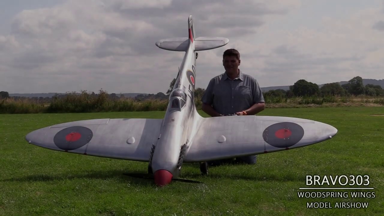 Spitfire Solo RC Large Scale Flight George Shone Woodspring Wings 2019 ...