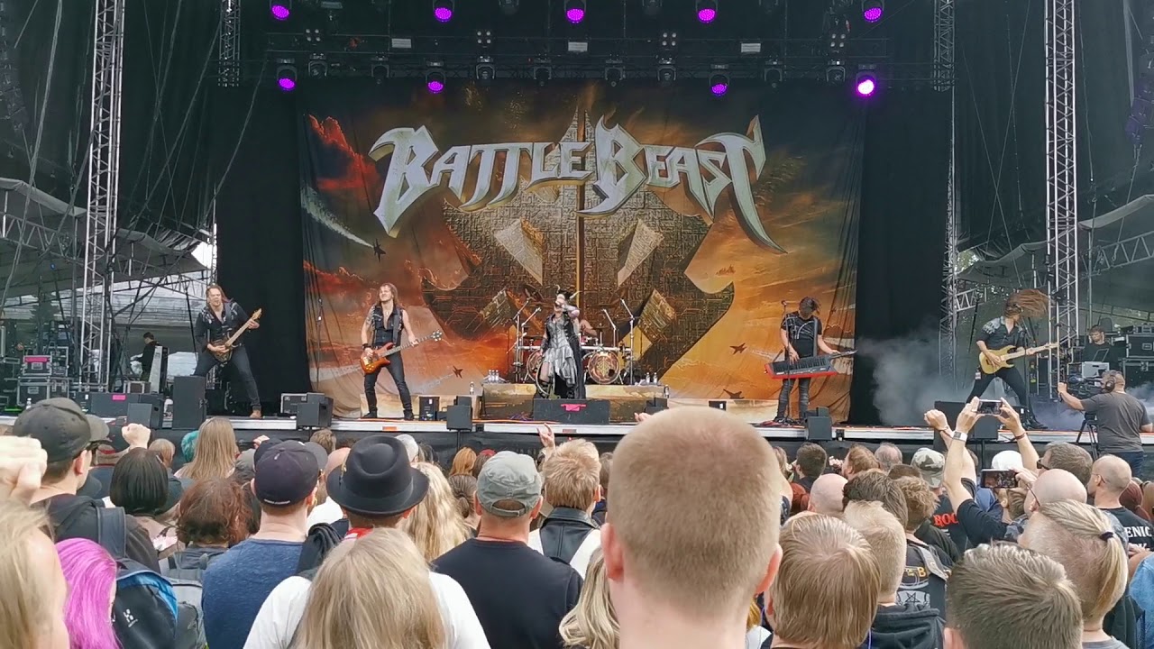 Battle Beast - Eden (Live 13.7.2019, Tampere) - YouTube