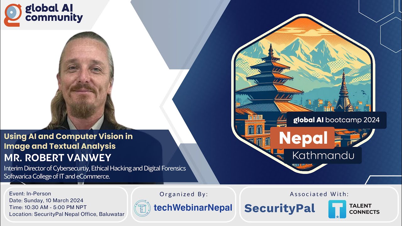 AI & Computer Vision (Image & Textual Analysis) Mr. Robert Vanwey, Global AI Bootcamp 2024 ...