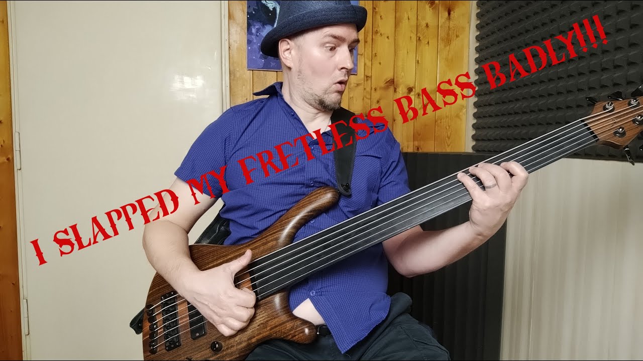 I Just SLAPPED My Fretless Bass - YouTube