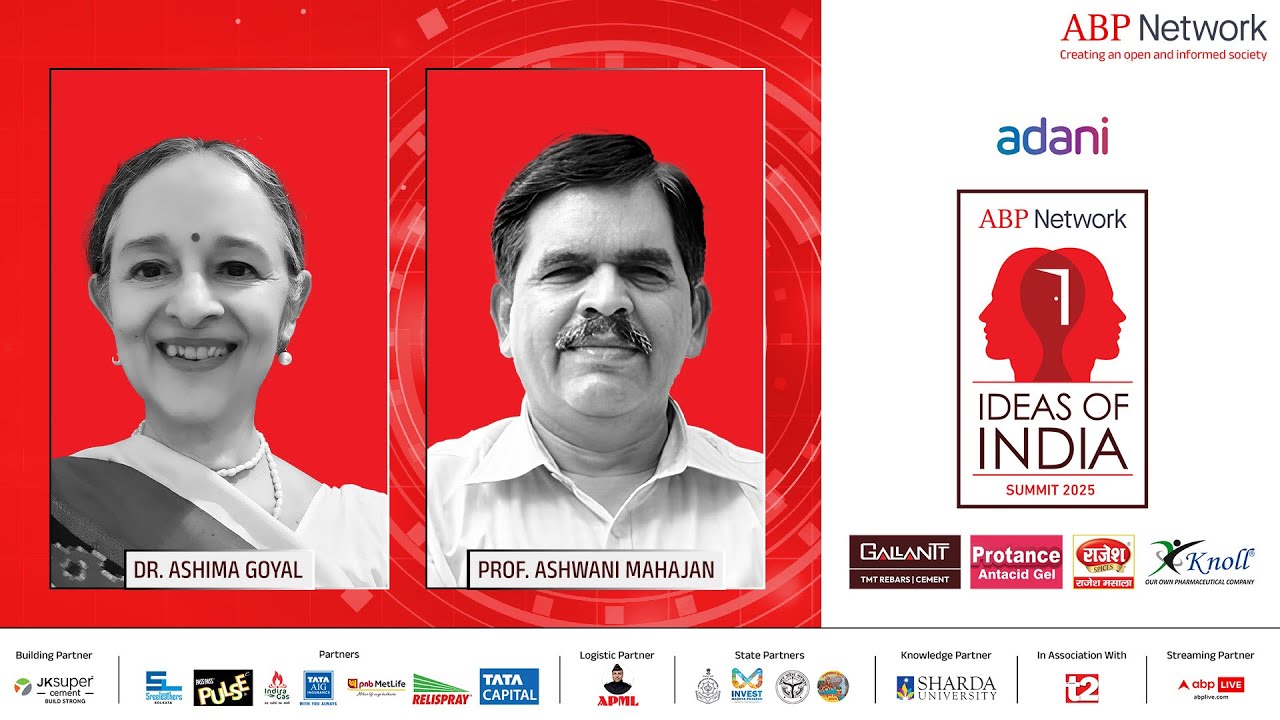 Ideas of India 2025 : Dr Ashima Goyal | Sandeep Chaudhary | Prof ...