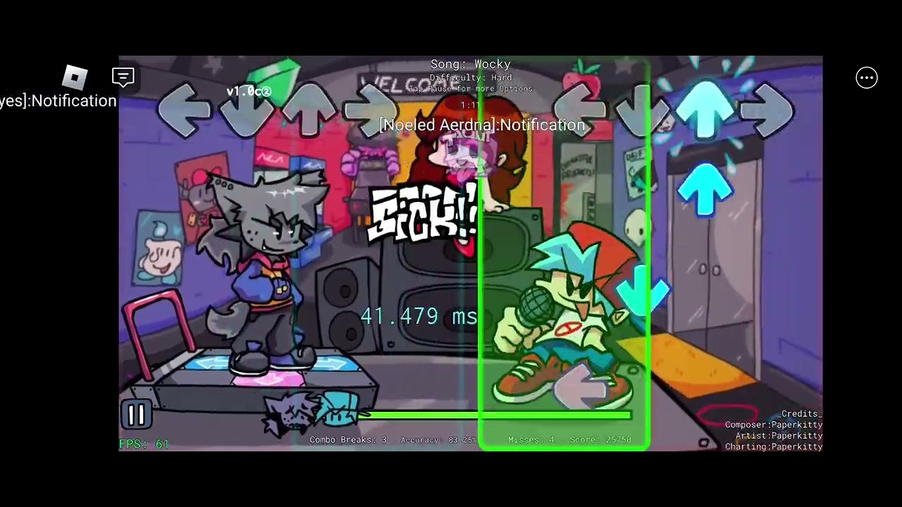 Wocky literally fnf (part 1) - YouTube