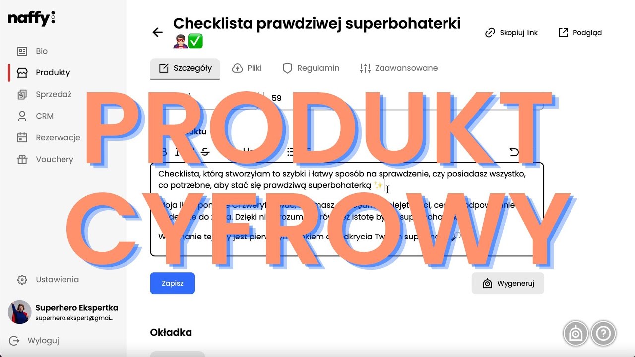 Jak dodać pierwszy produkt cyfrowy? 🔗 - YouTube
