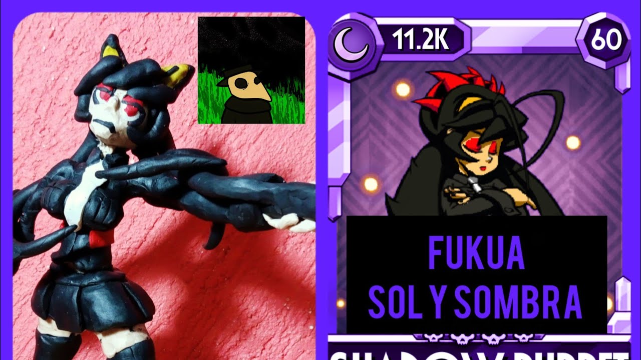 Cómo Hacer A Fukua De Skullgirls Sol Y Sombra Escultura De Plastilina Tutorial Youtube