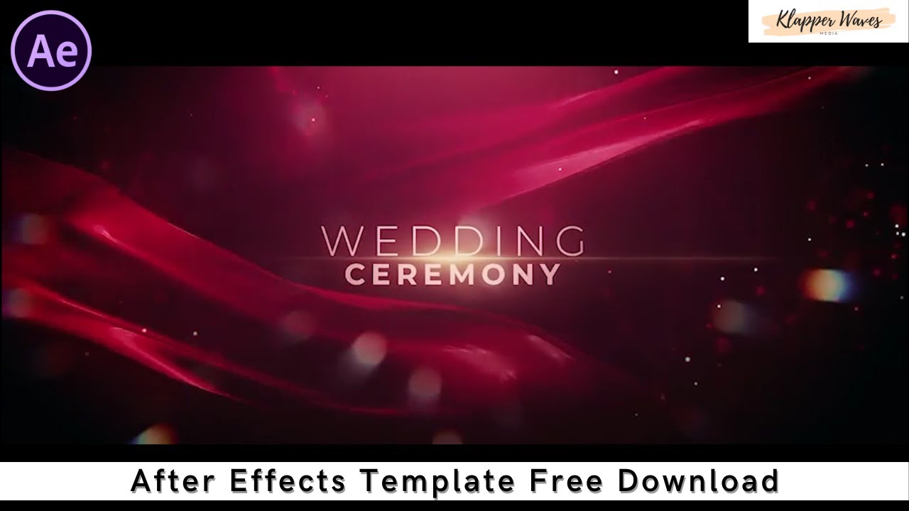 The Wedding Ceremony Titles - Free Download After Effects Templates ...