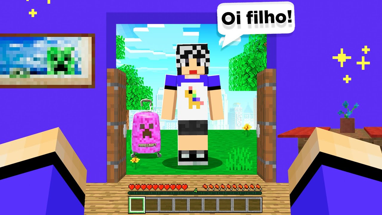 Minha MÃe Apareceu No Minecraft Youtube