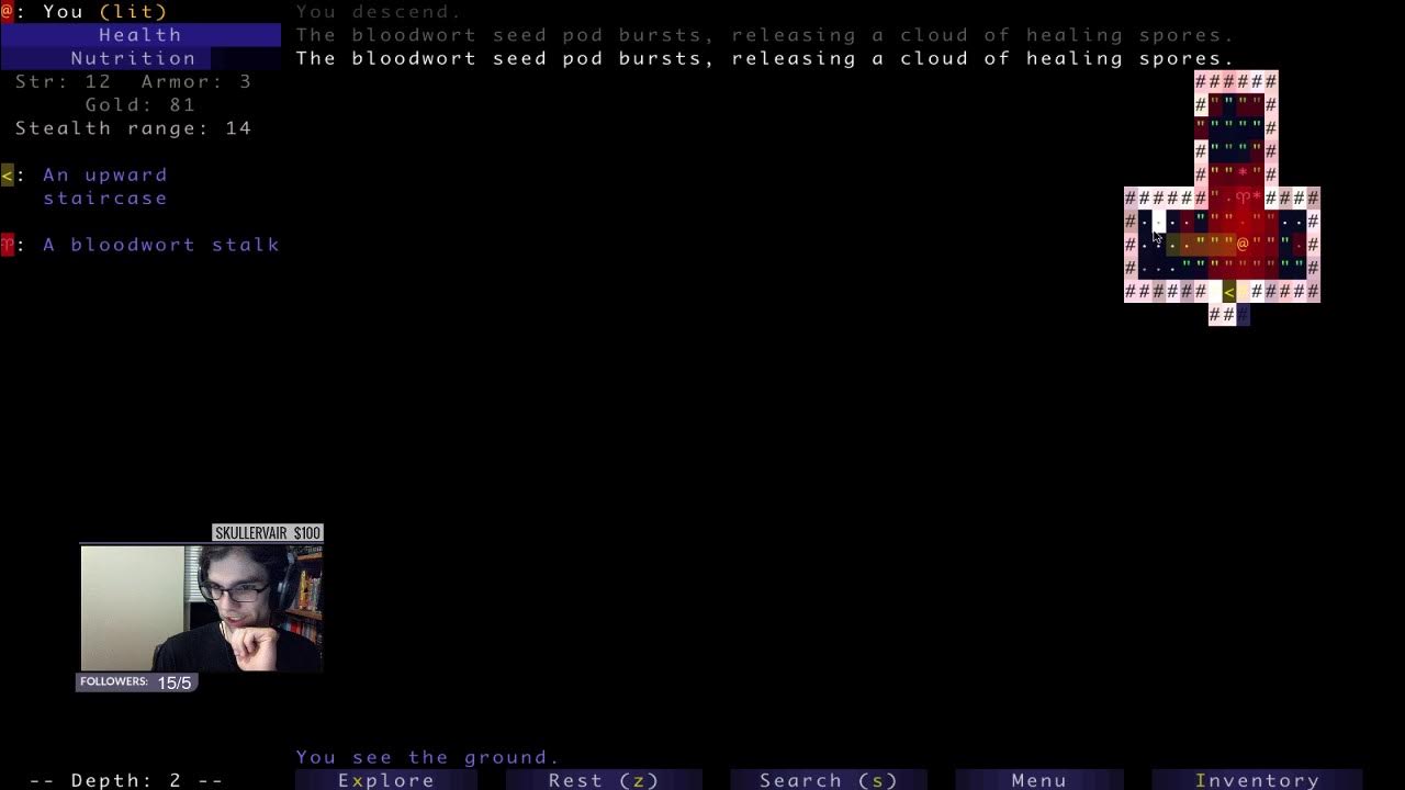 Lets Try Brogue (ASCII Rogue Style Game) - YouTube