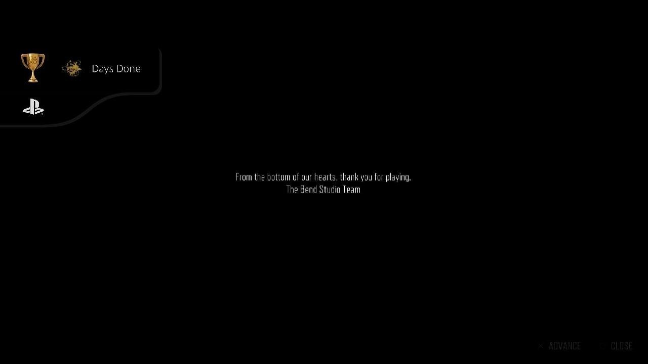 DAYS GONE - Days Done - YouTube