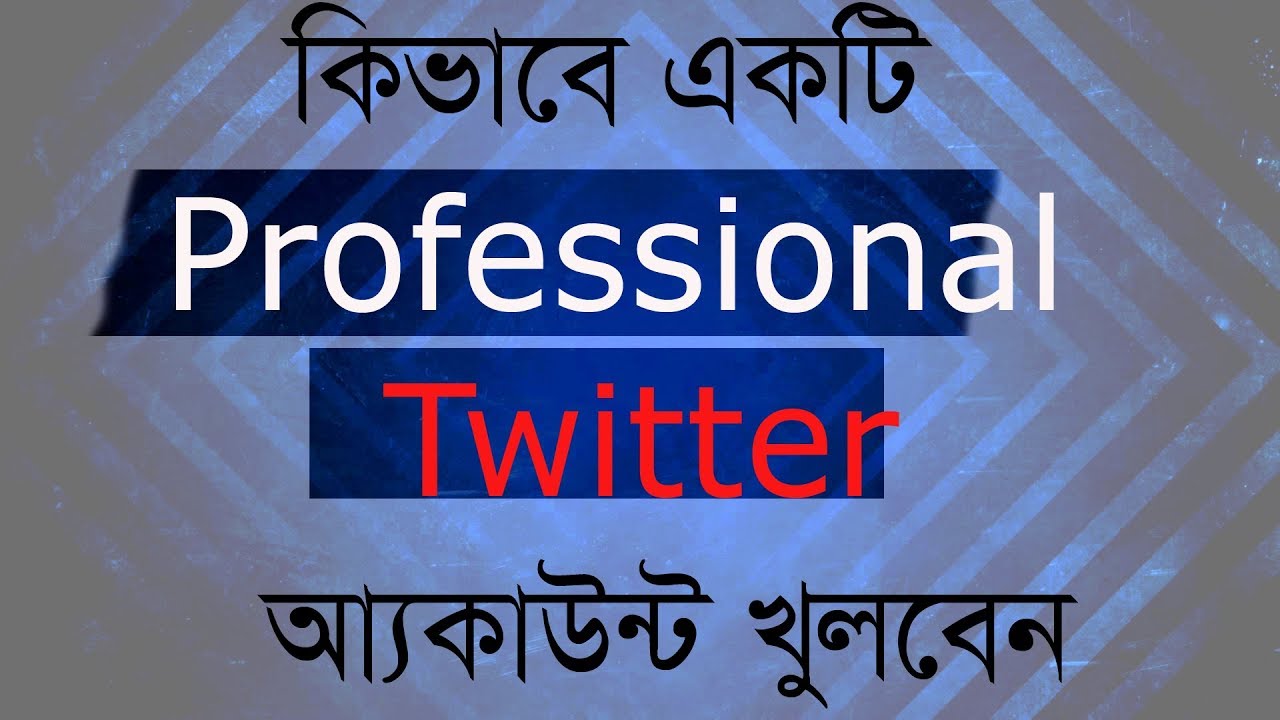 how to create a new professional Twitter account. Sign up new twitter ...