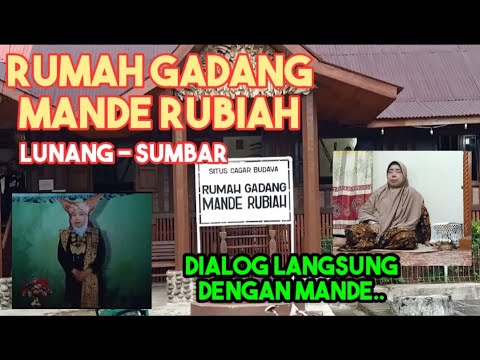 Rumah Gadang Mande Rubiah - Lunang, Sumatra Barat - Indonesia (Sejarah ...